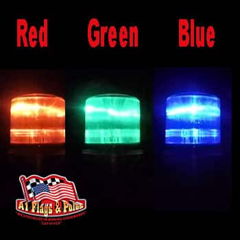 Solar Beacon Light Multi-Color - RV Flagpole Solar Beacon ...