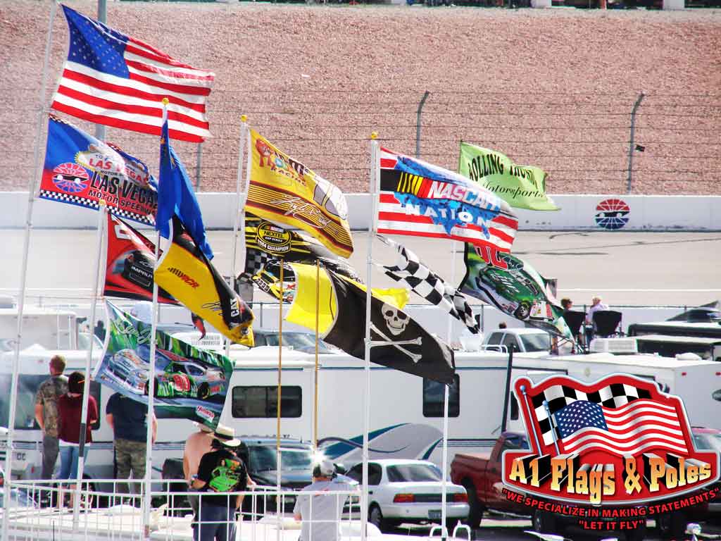 Nascar Flag Poles